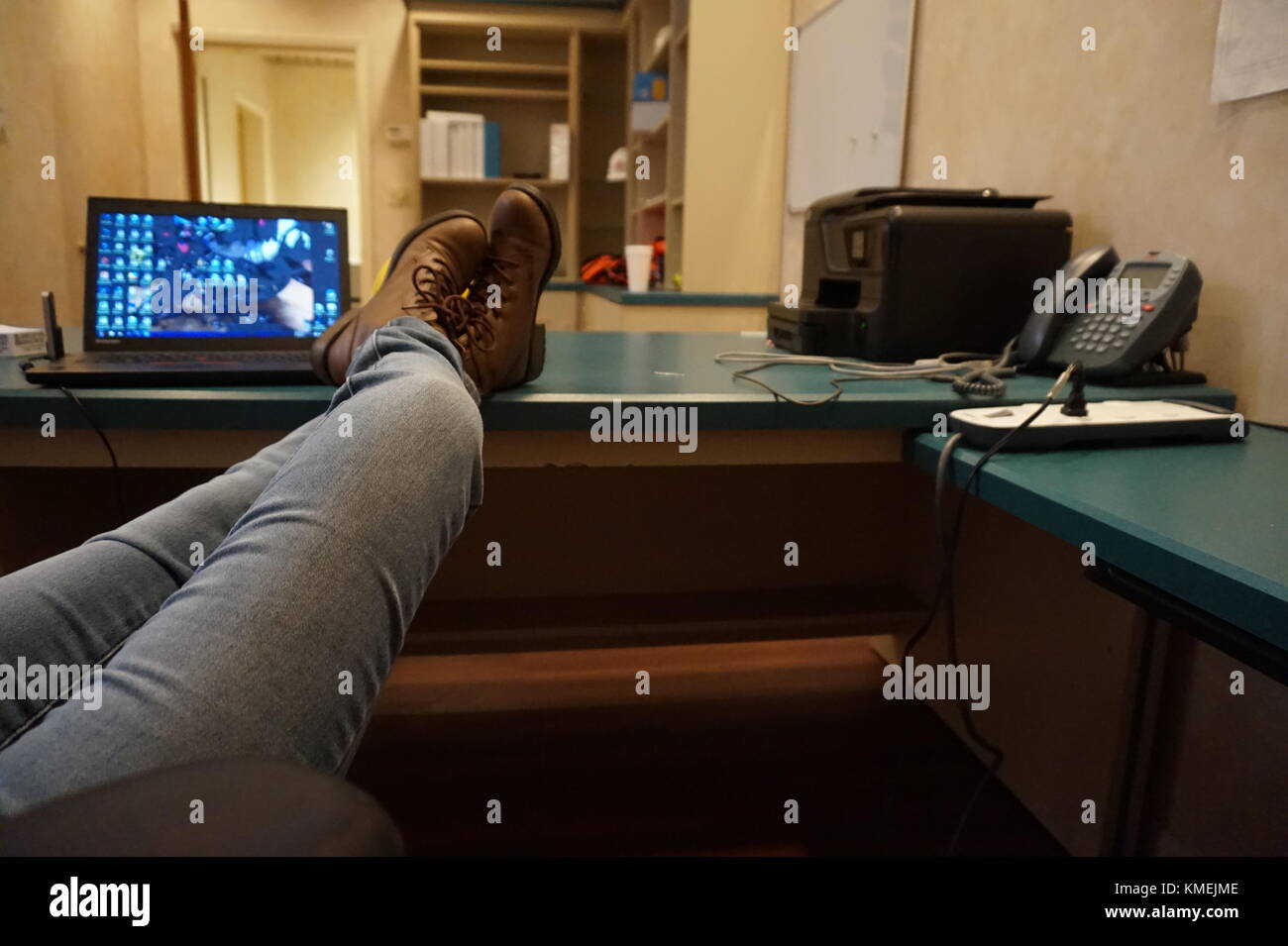 woman worker in office owner Stock Photo - Alamy