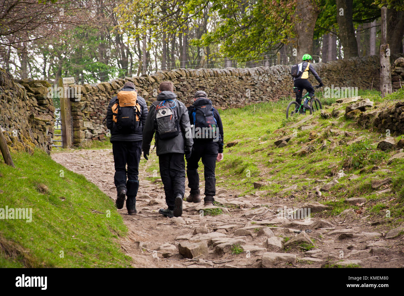 Walkers and cycle path hi-res stock photography and images - Alamy