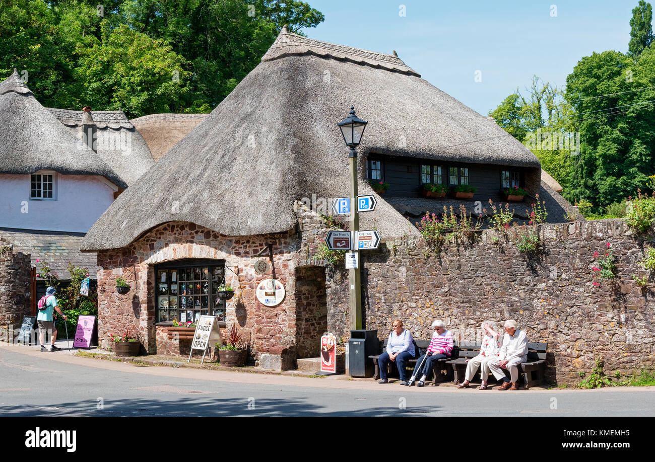 heritage village of cockington near torquay in devon, england, uk Stock ...