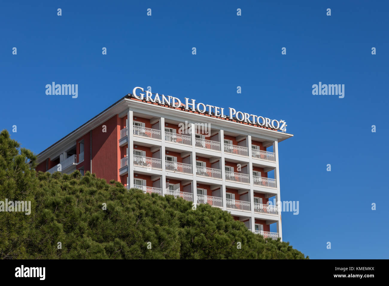 Grand Hotel Portoroz, Slovenia Stock Photo - Alamy
