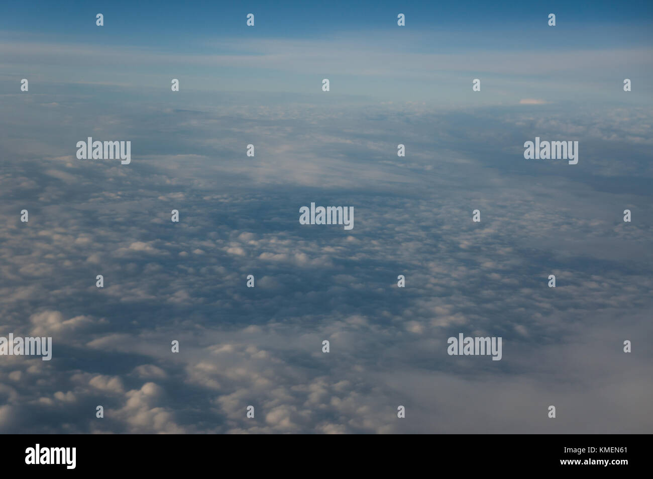Aerial view above the sky Stock Photo - Alamy