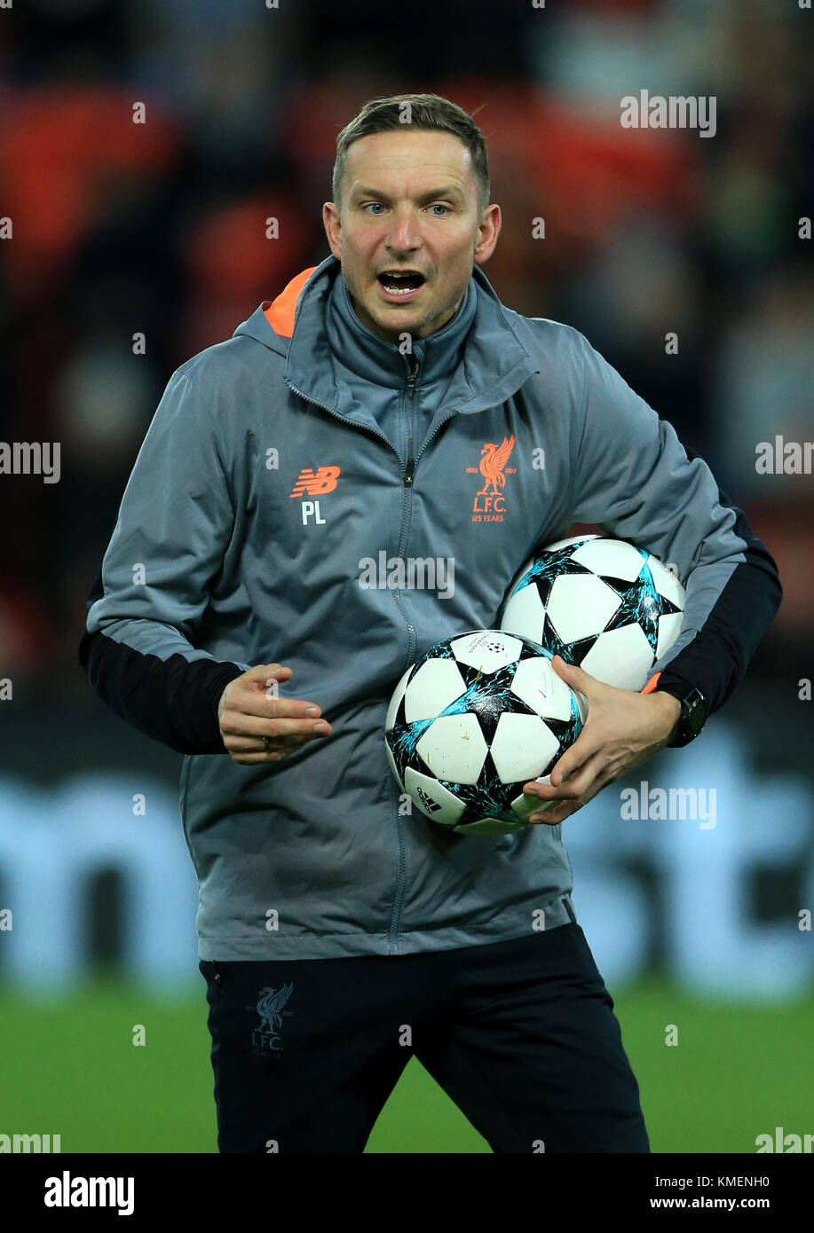 Liverpool devolvement coach Pepijn Lijnders during the UEFA Champions ...