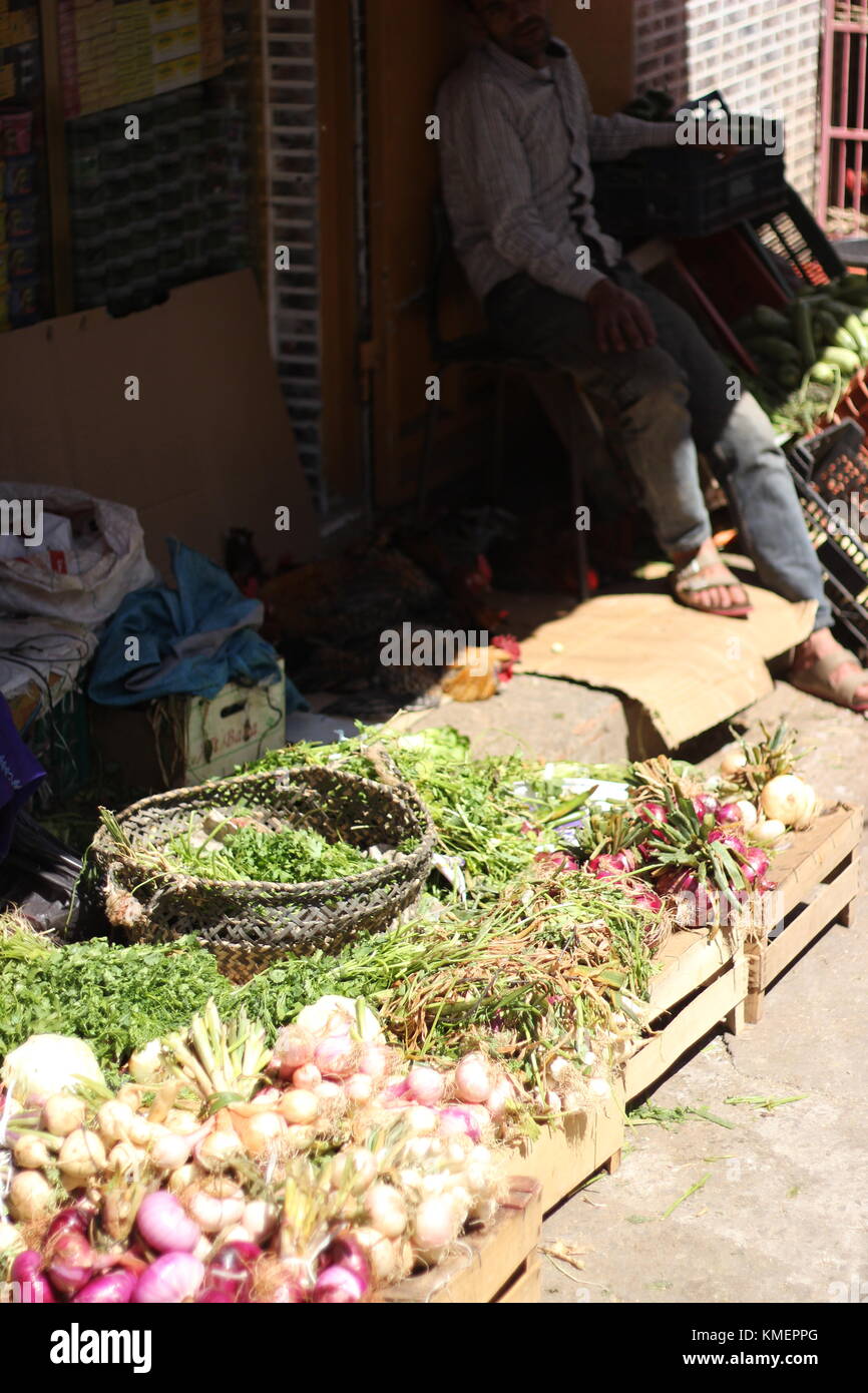 Views of the huge souk / market (open and covered) in Tangiers ...