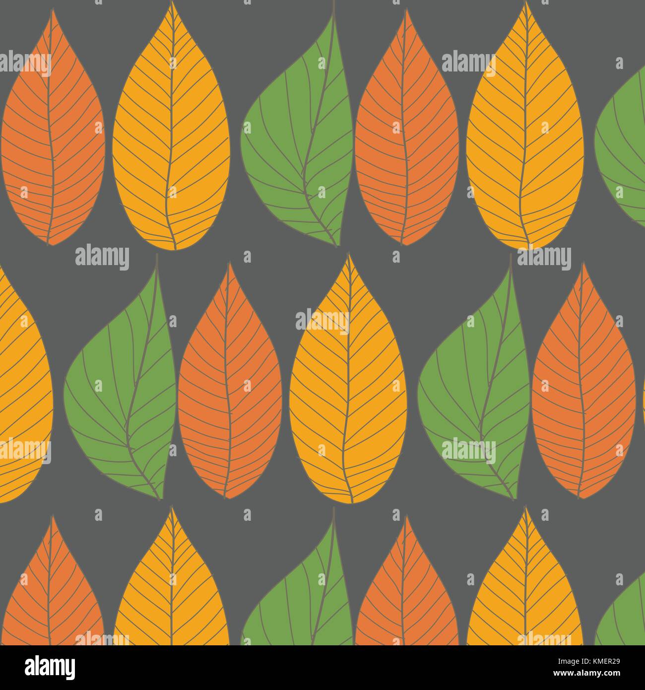 Simple seamless organic wallpaper with a pattern of leaves and green ...