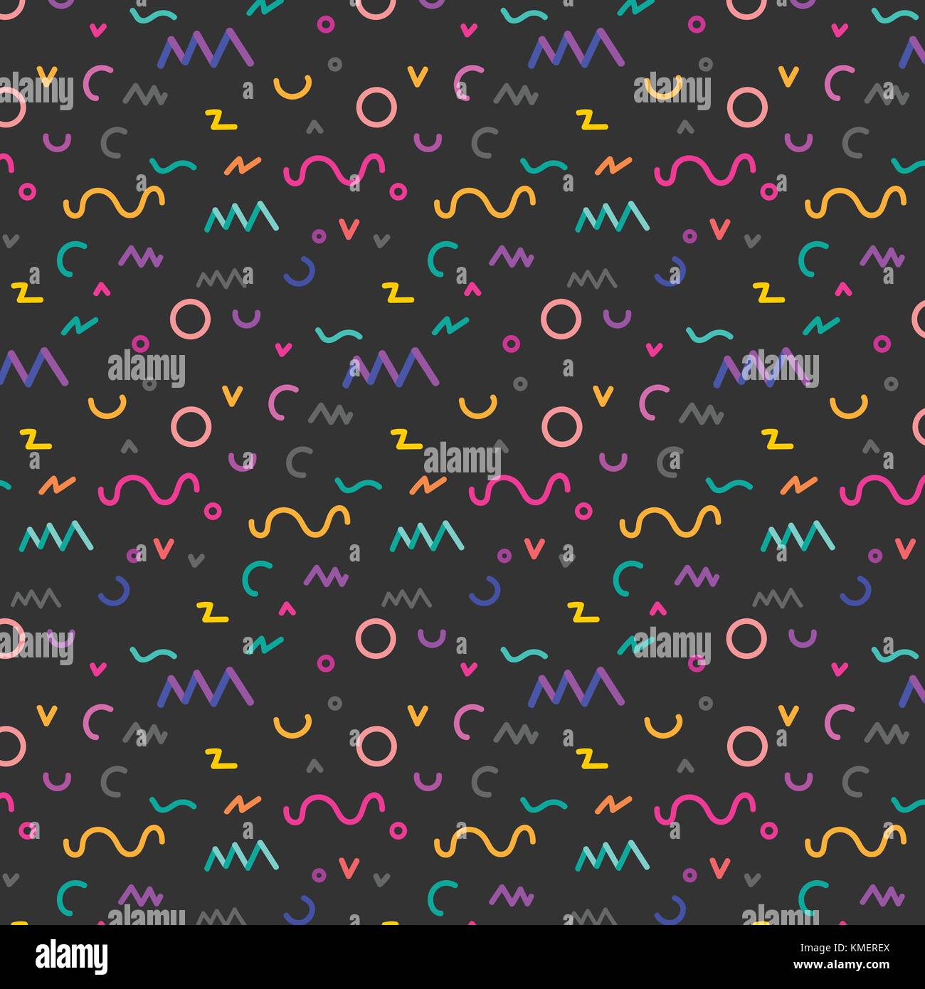 Memphis pattern hi-res stock photography and images - Alamy