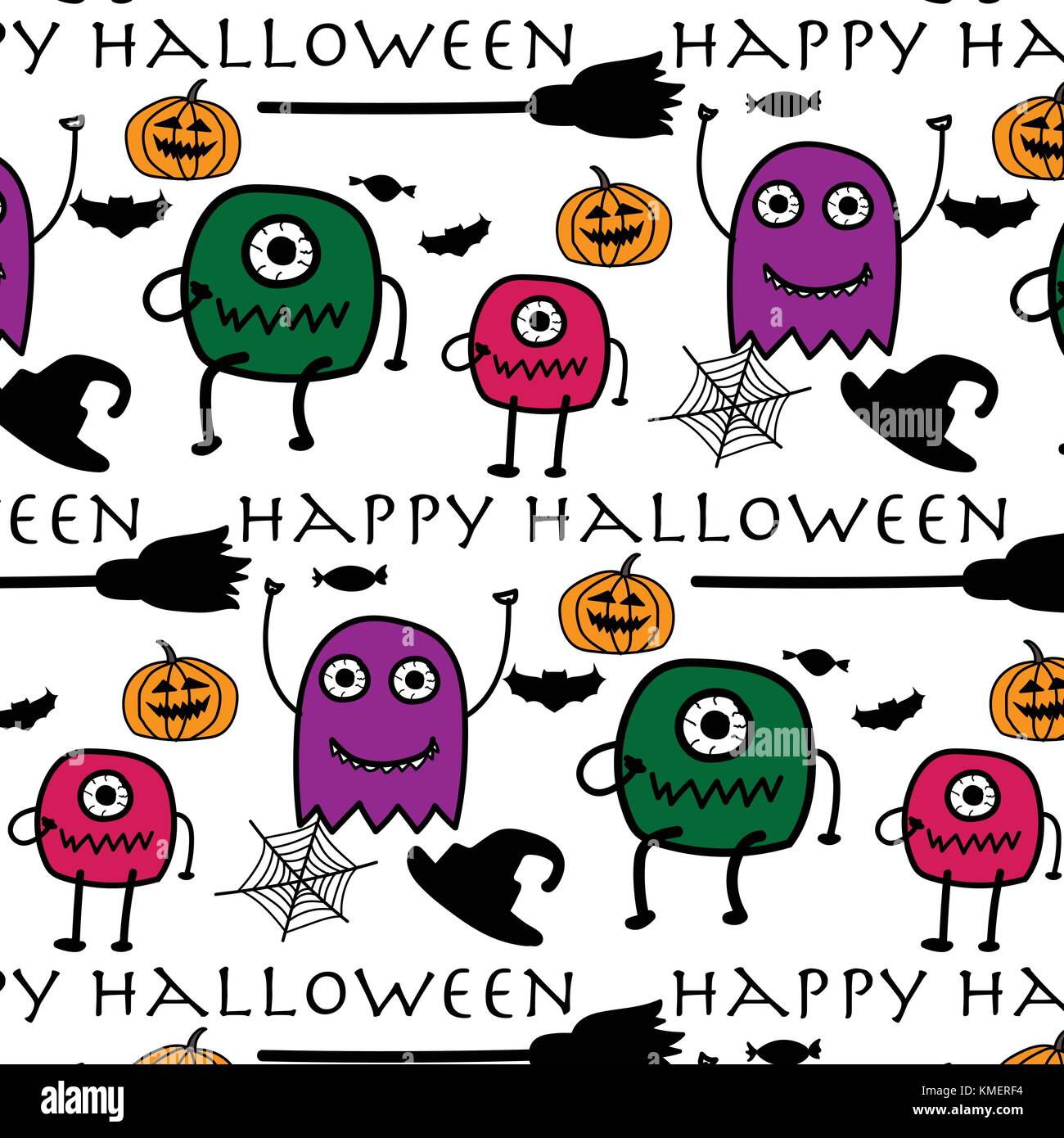 Bright texture monsters Stock Vector Images - Alamy