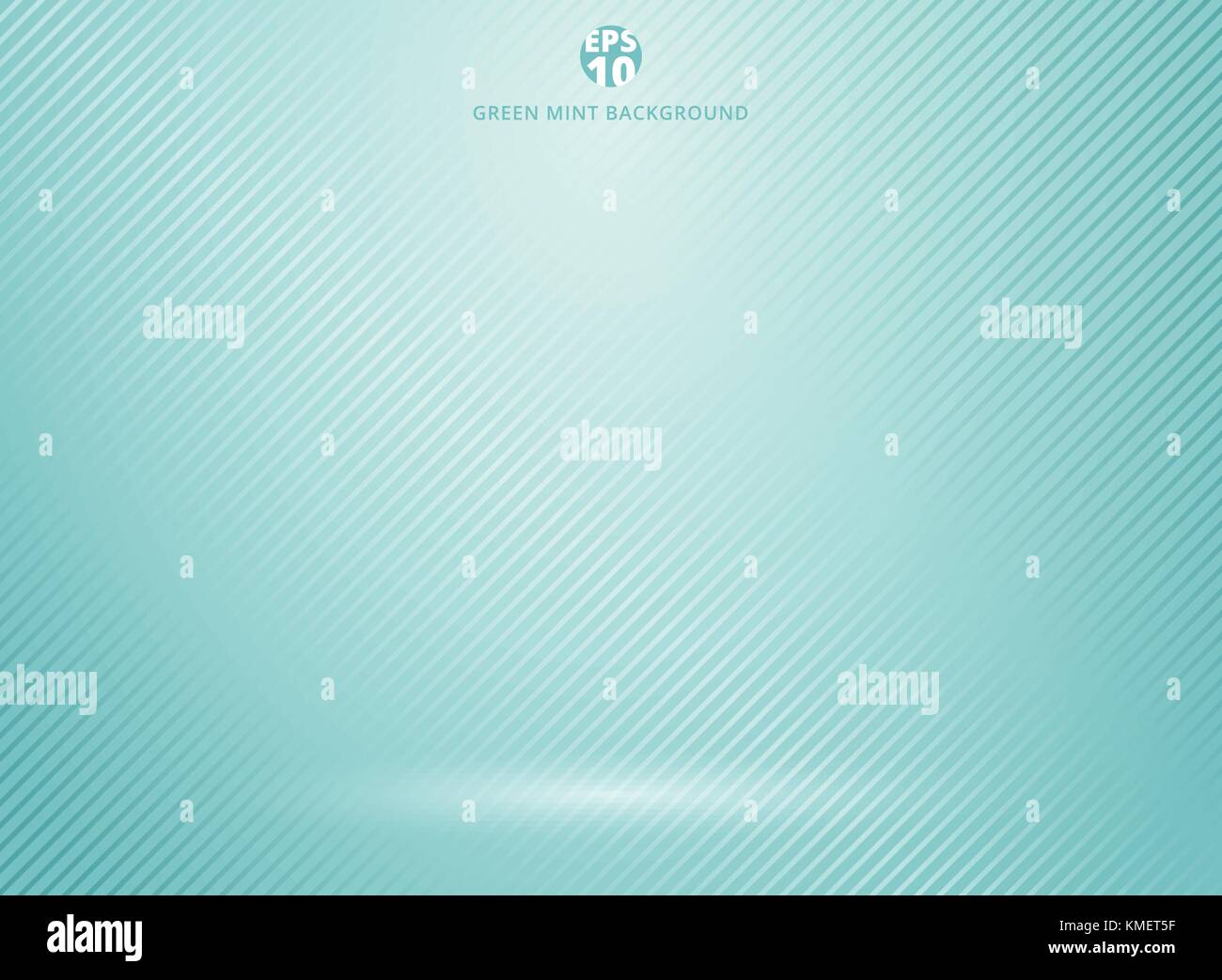 Studio room green mint background with lighting well use as Business ...