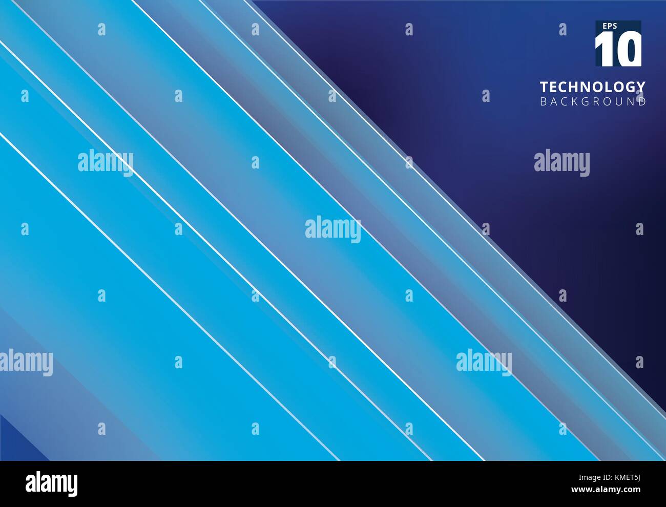 Abstract blue image that depicts technology with overlapping diagonal lines. Vector illustration ...