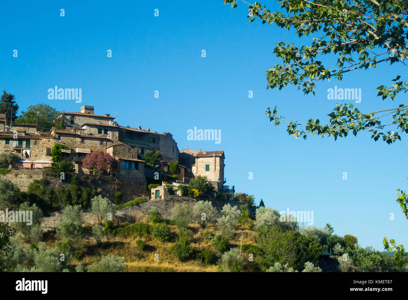 Town view greve in chianti hi-res stock photography and images - Alamy