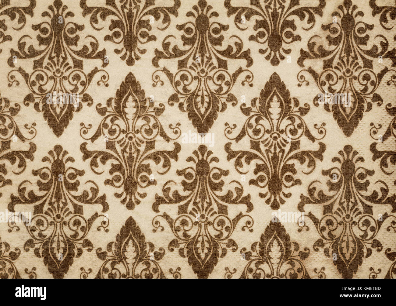 Aged paper background with old-fashioned patterns. Vintage paper ...