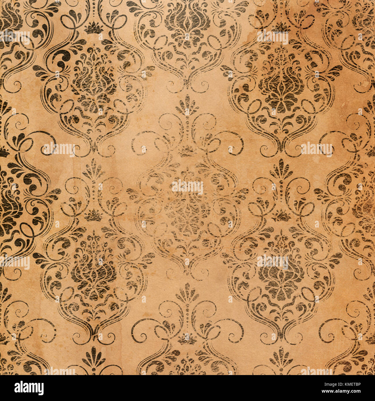 Old paper background with old-fashioned patterns Stock Photo - Alamy