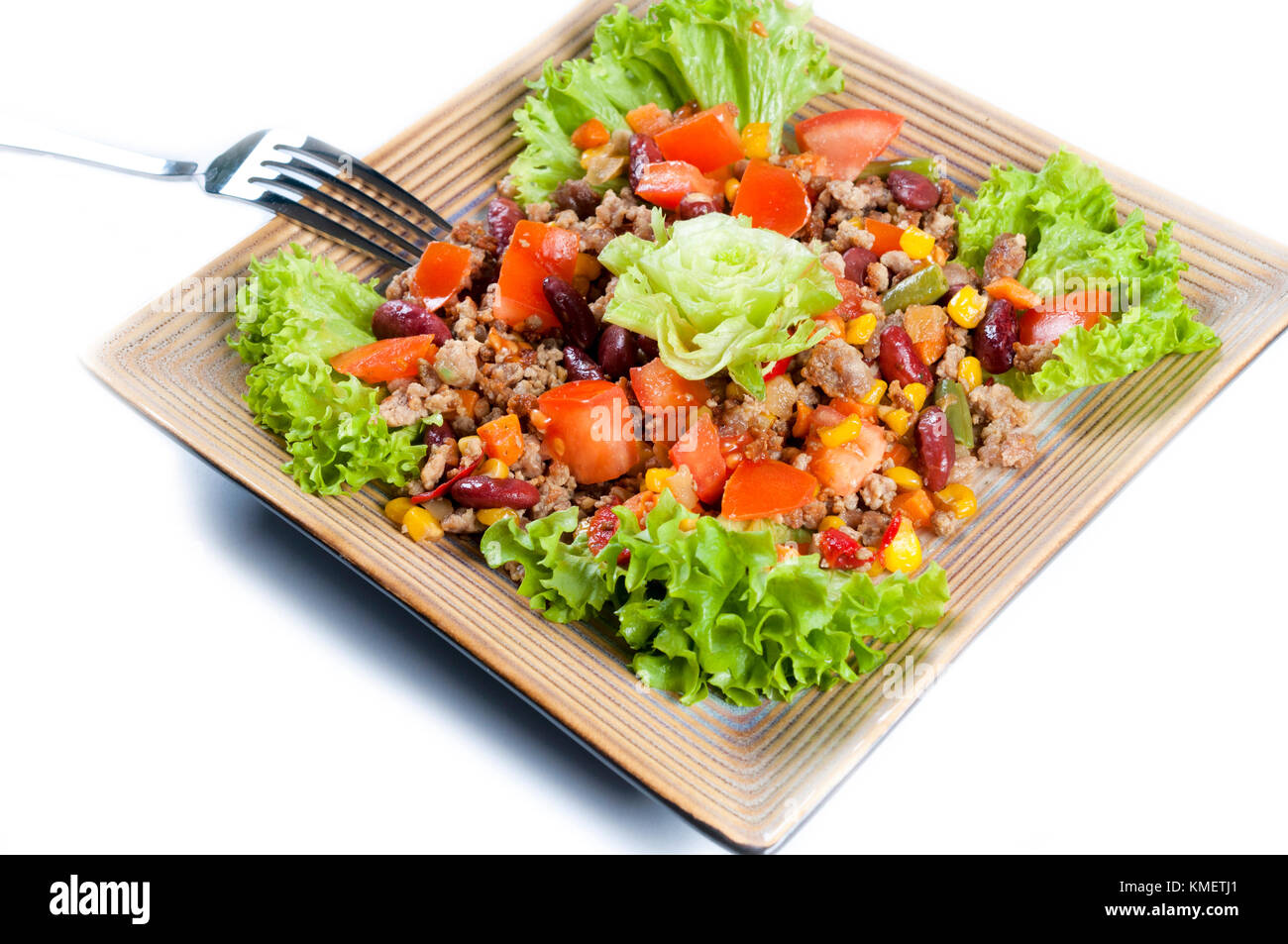 Mexican mix in the plate Stock Photo - Alamy