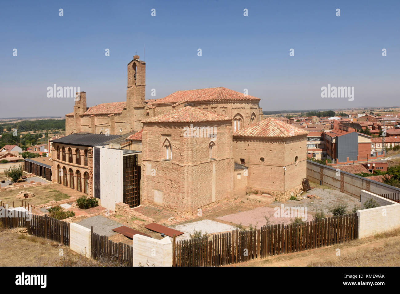 Romanesque church of La Peregrina of Sahagun, St.James way, Leon ...