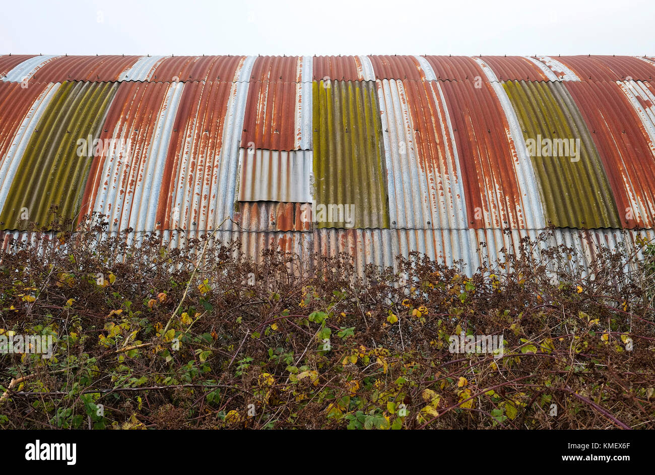 Corrugated metal building hi-res stock photography and images - Alamy