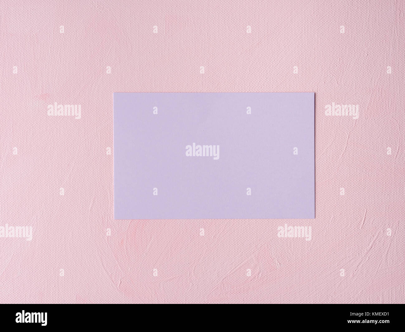 Pastel color card on pink textured background. Baby birthday party ...