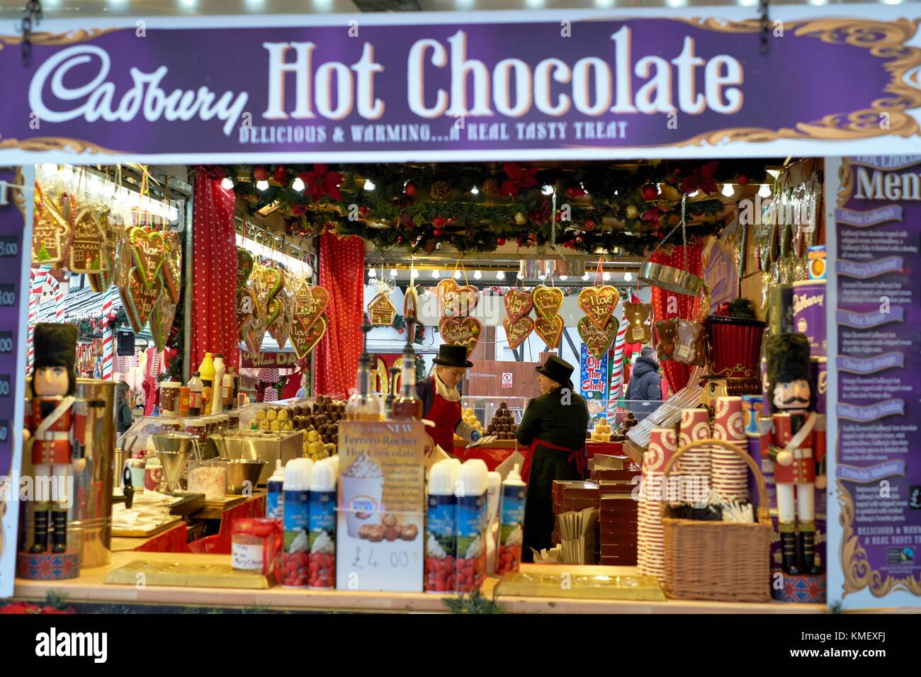 Christmas market stall chocolate hi-res stock photography and images ...