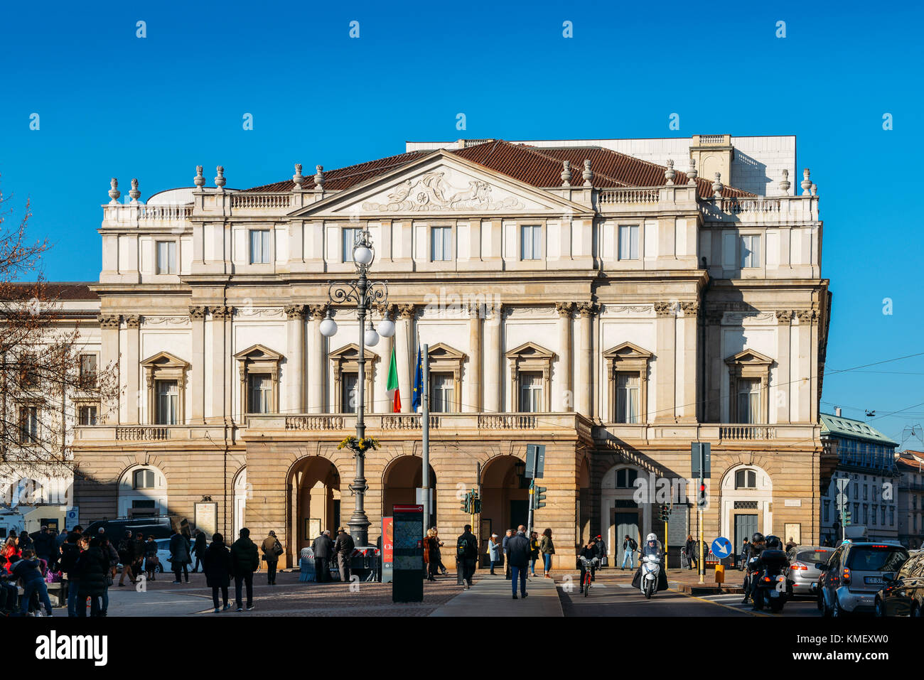 Milan, Italy - Dec 6, 2017: La Scala is an opera house in Milan, Italy ...