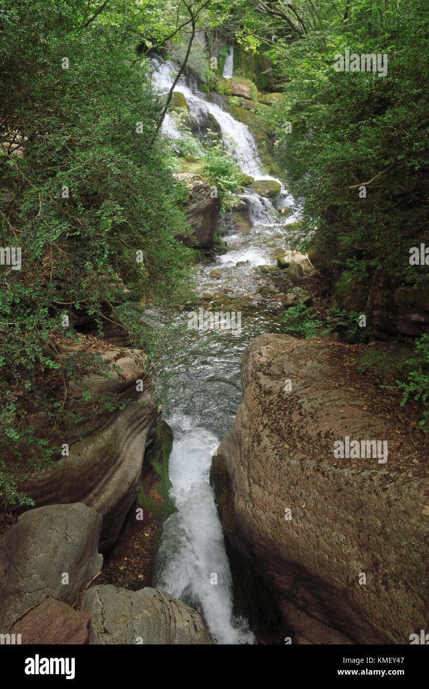 source (les fonts del LLobregat) in Castellar de N hug, Barcelona ...