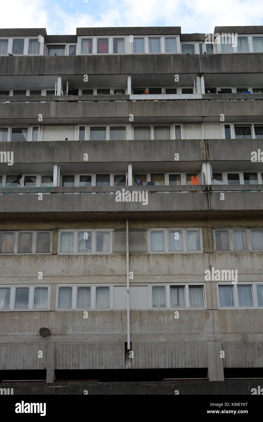 Brutalist architecture in Southampton, Hampshire, England, UK Stock ...