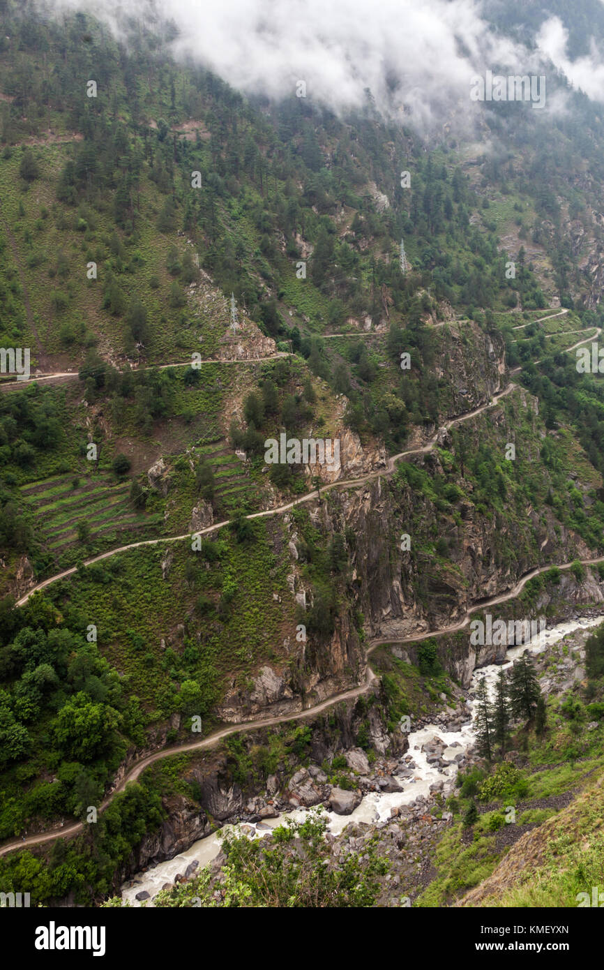 Chitkul village, Himachal Pradesh, India Stock Photo - Alamy