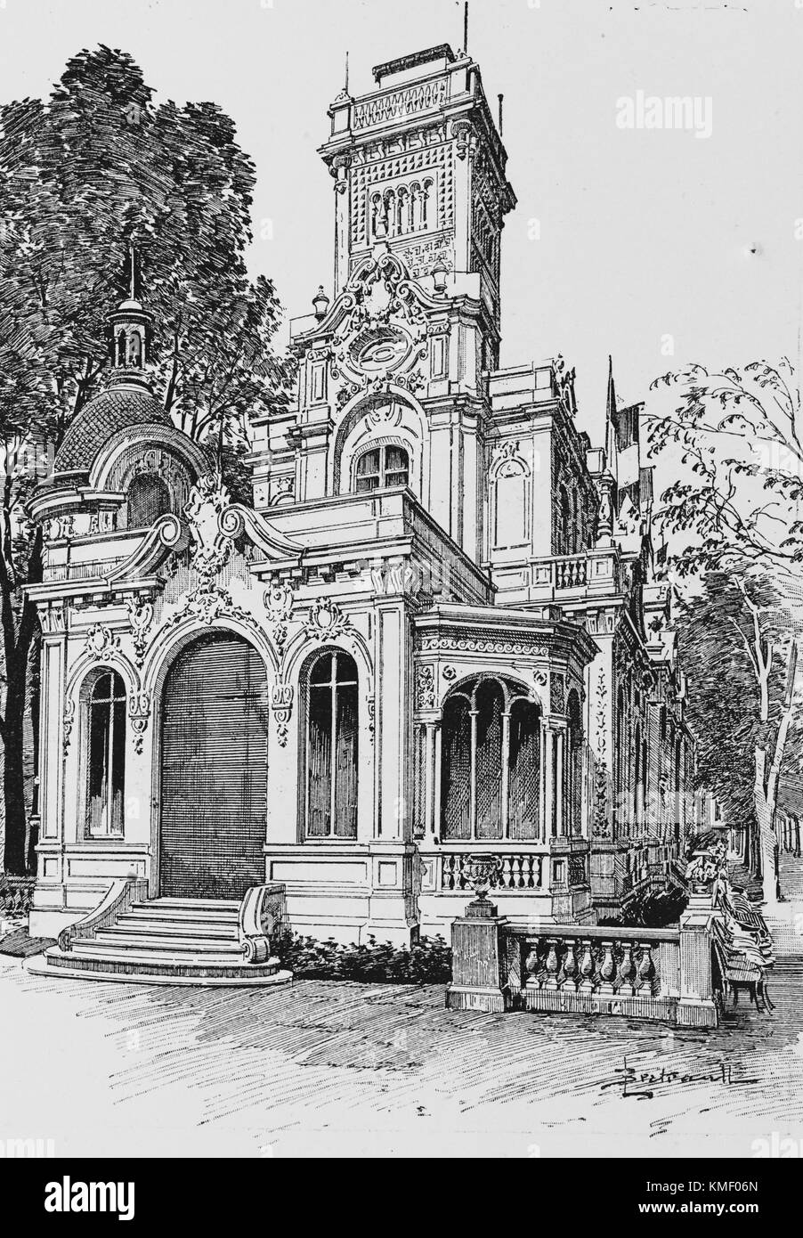 Peruvian Pavilion, Universal Exhibition 1900 in Paris, Picture from the ...