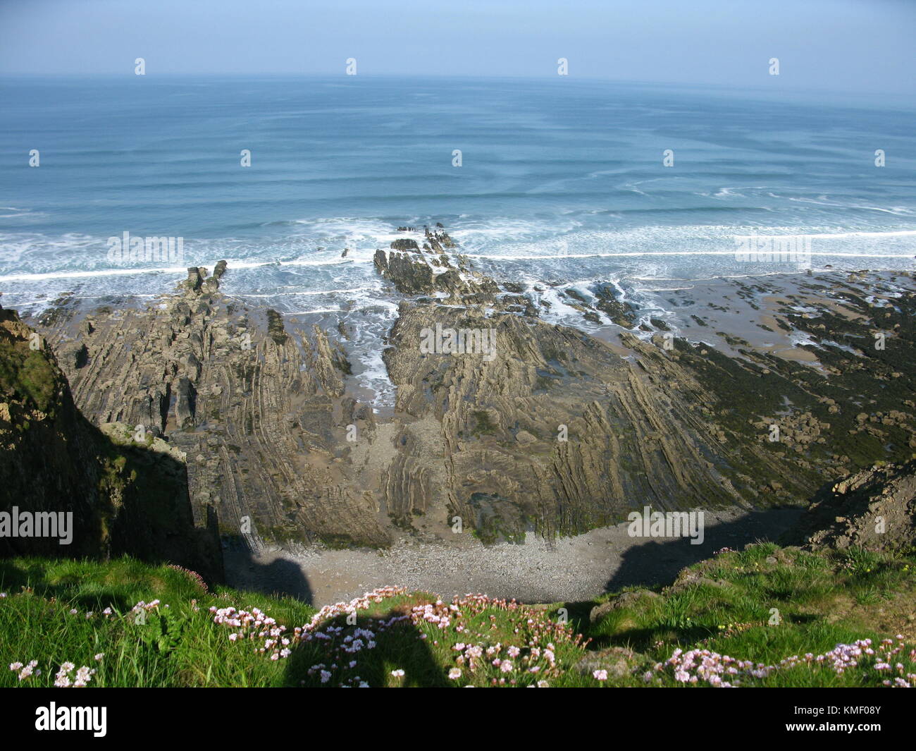 The south west coast path England. Britain. UK Stock Photo - Alamy