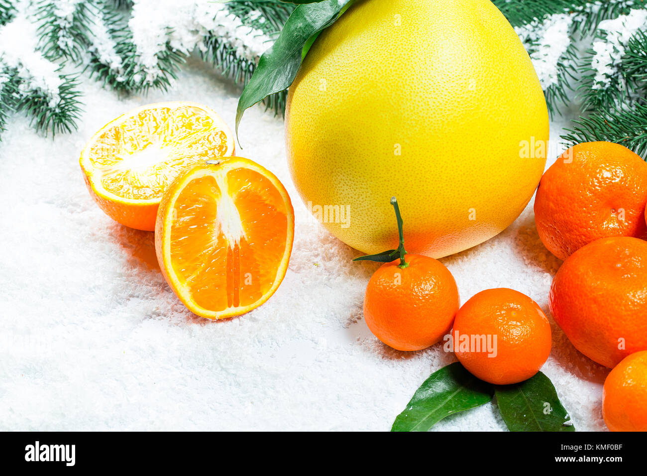Citrus fruits (orange, lemon, grapefruit, mandarin, lime Stock Photo ...