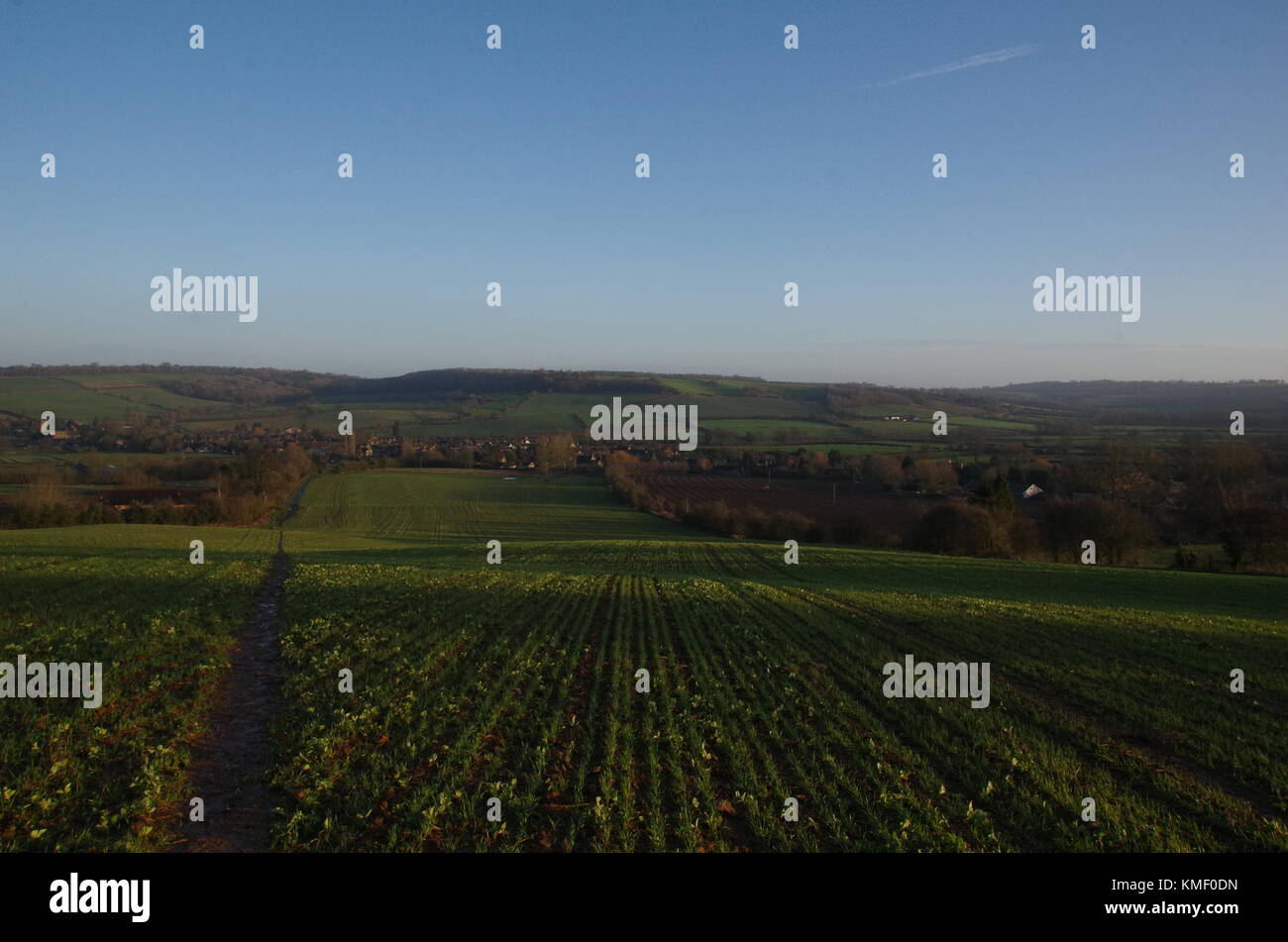 View of Long Compton village. Took from rollright stones right on the ...