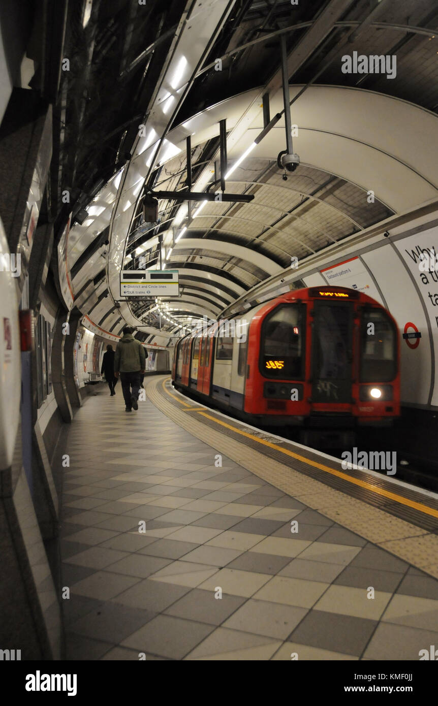 Commuters on the Central line, London Underground Stock Photo - Alamy