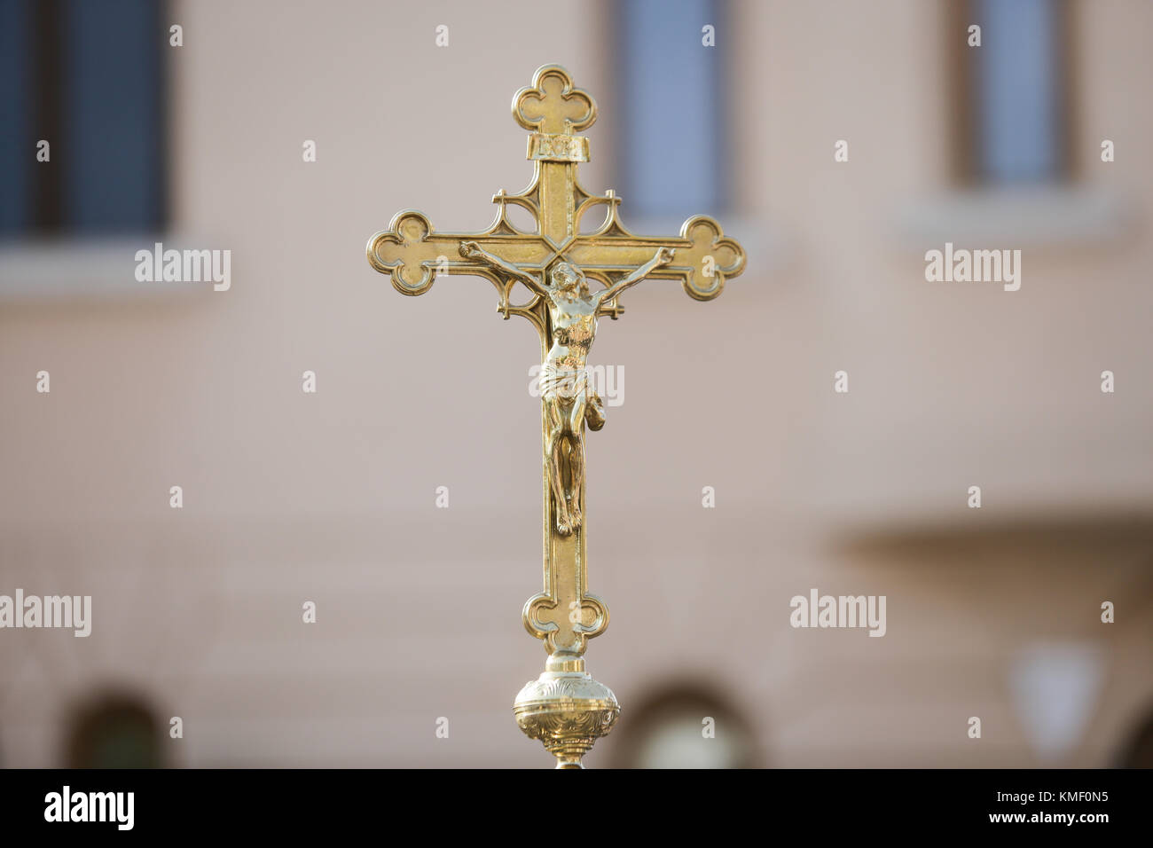Details of a Catholic Christian crucifix Stock Photo - Alamy