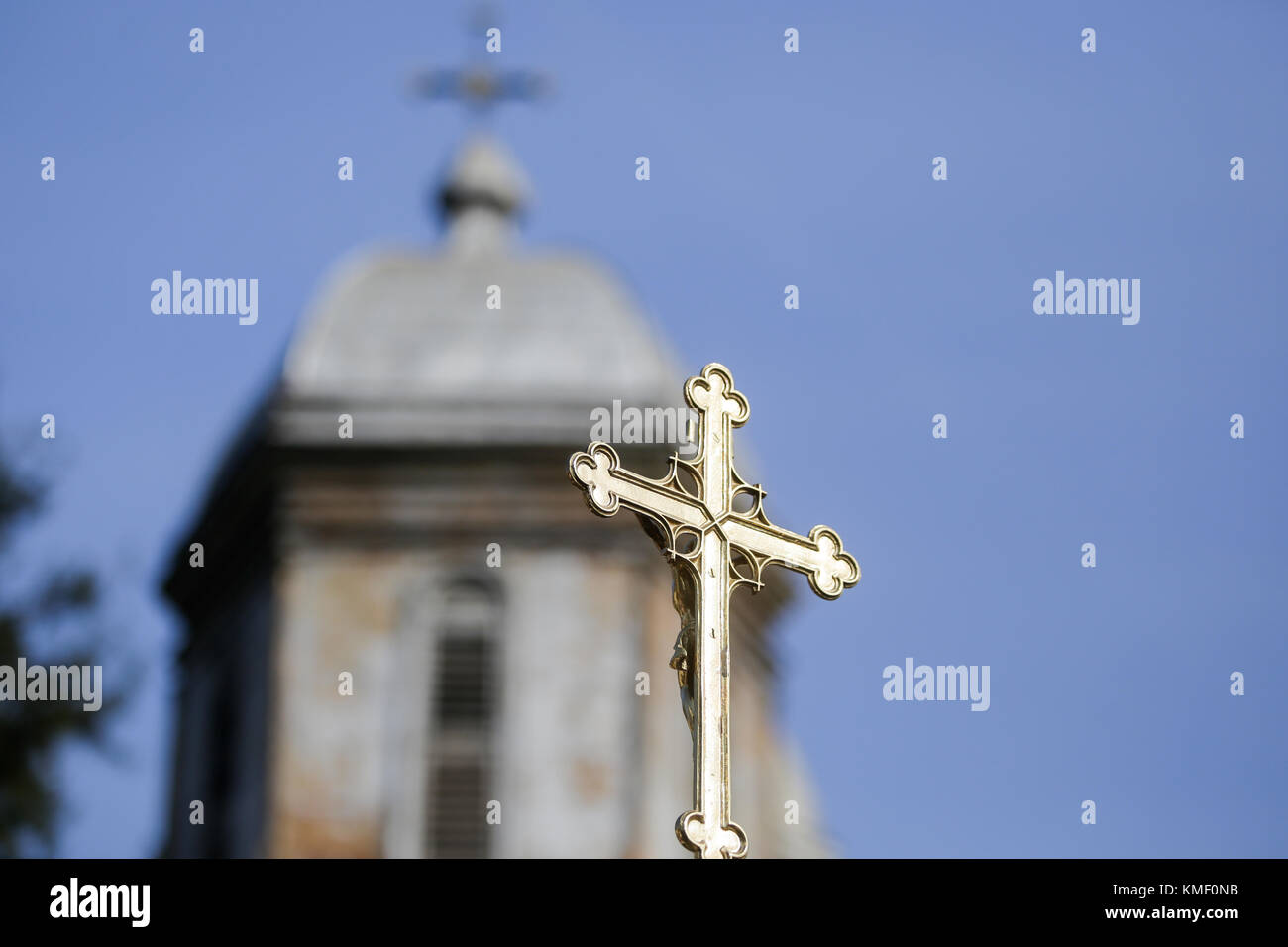 Details of a Catholic Christian crucifix Stock Photo - Alamy