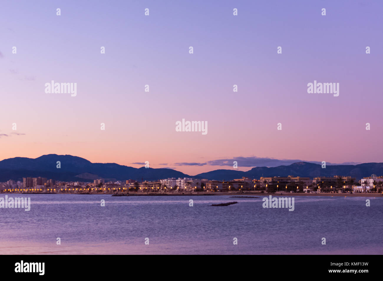 Panoramic sunset mallorca hi-res stock photography and images - Alamy