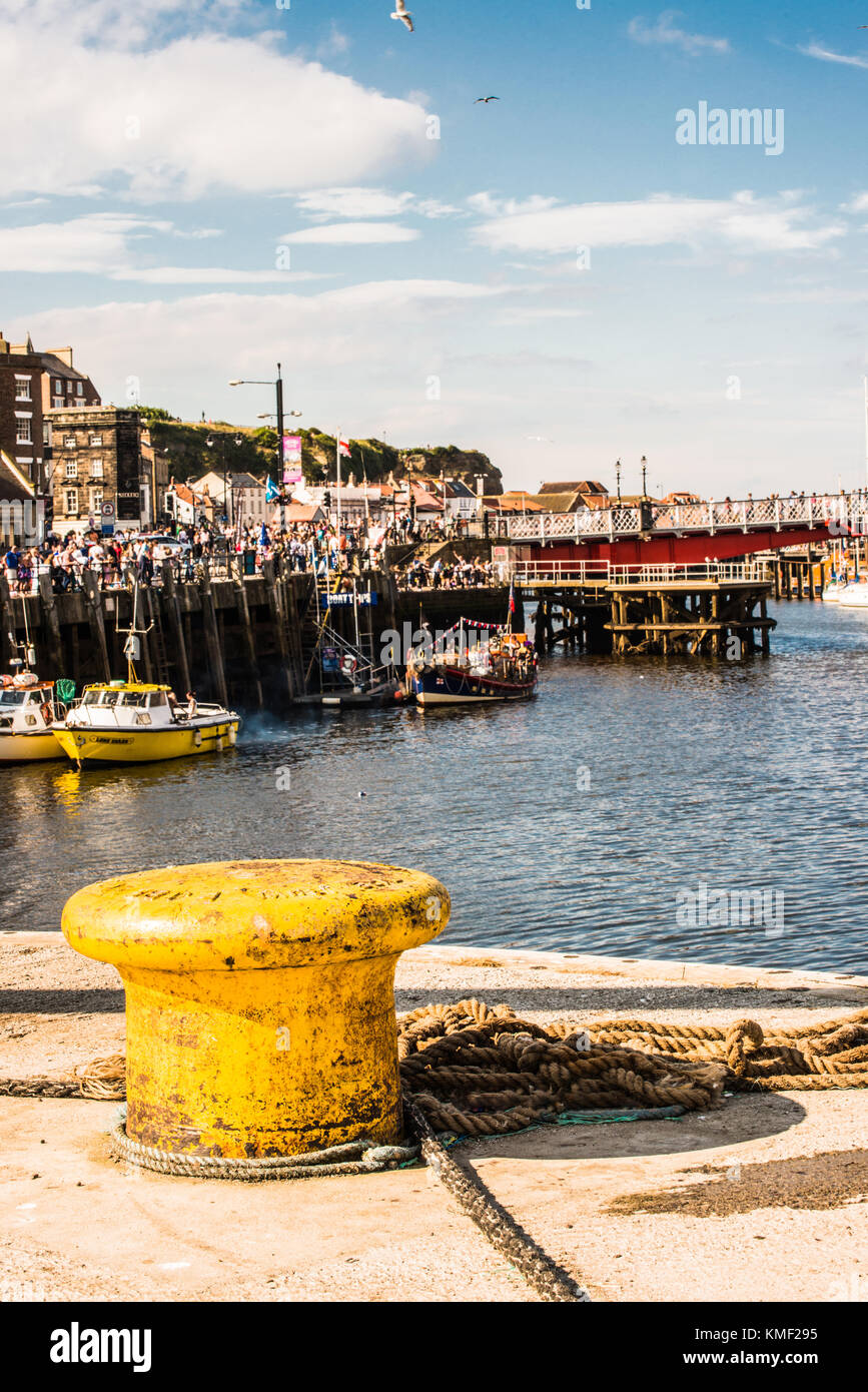 Whitby port Yorkshire Ray Boswell Stock Photo - Alamy