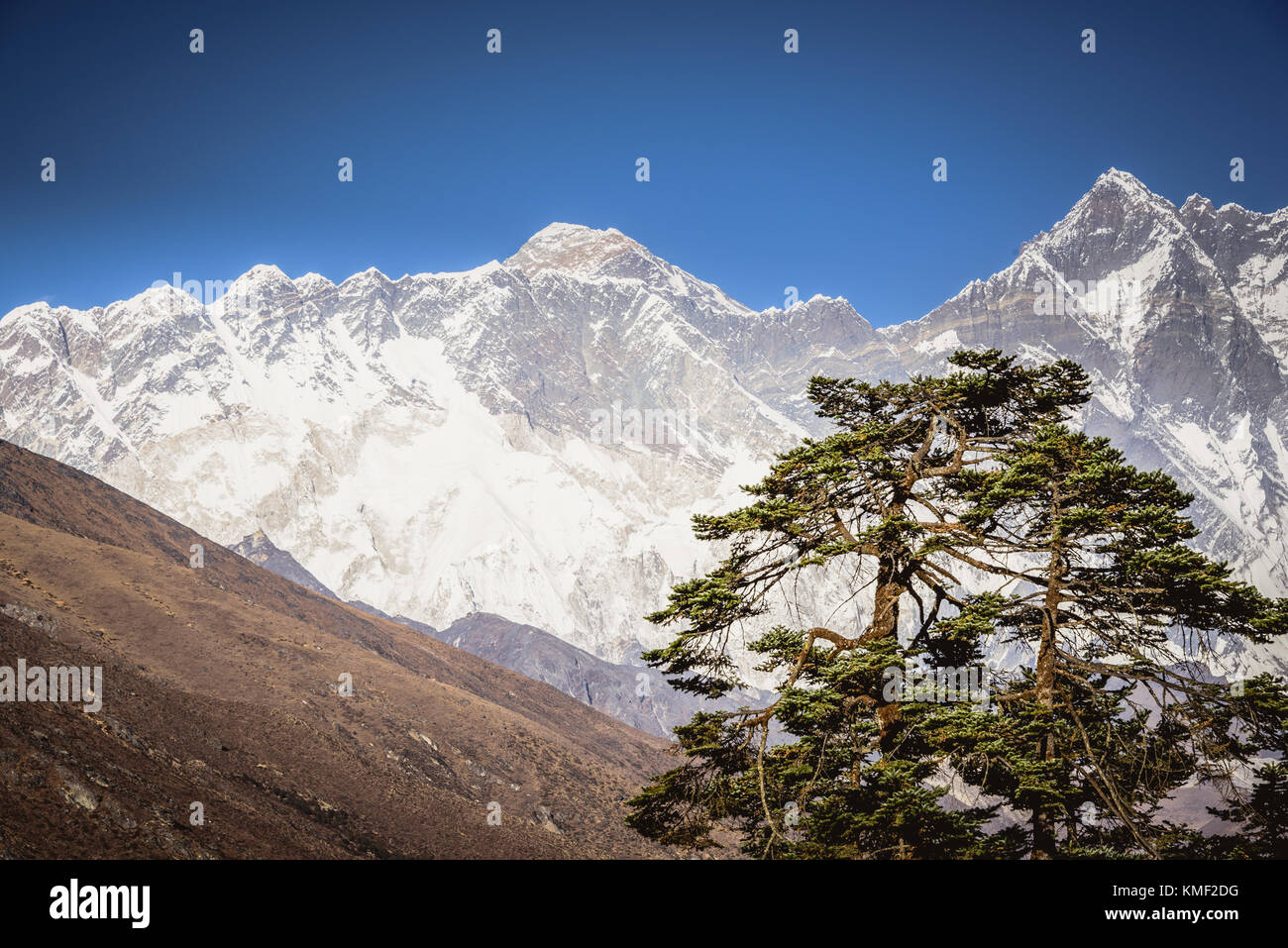 View from peak of mount everest hi-res stock photography and images - Alamy