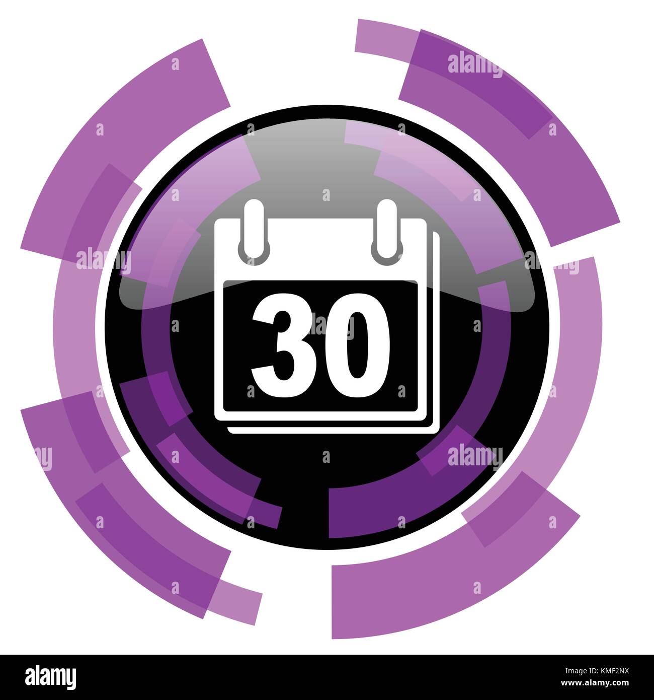 Calendar pink violet modern design vector web and smartphone icon ...