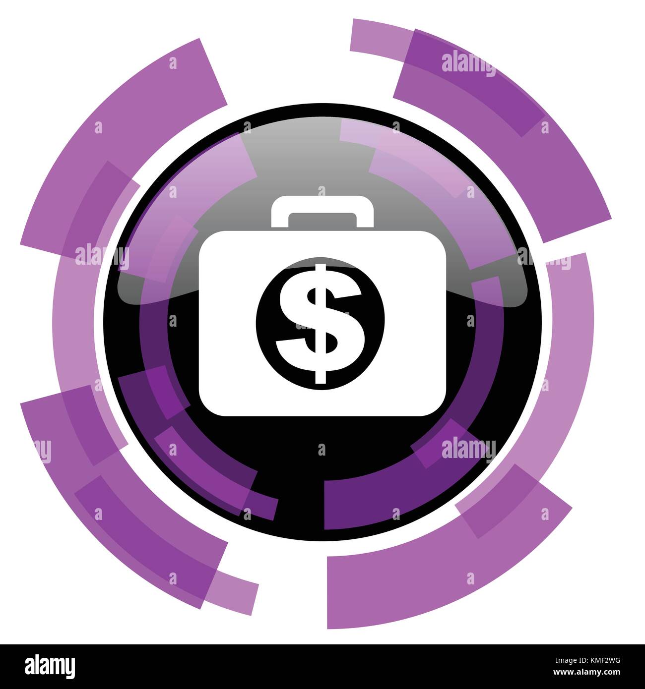Financial pink violet modern design vector web and smartphone icon ...