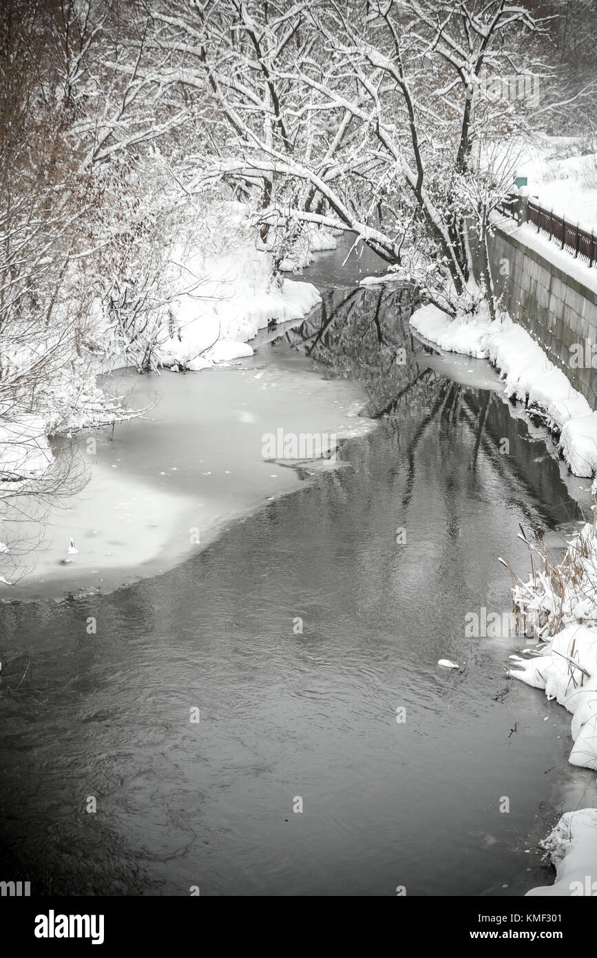 River on winter Stock Photo - Alamy