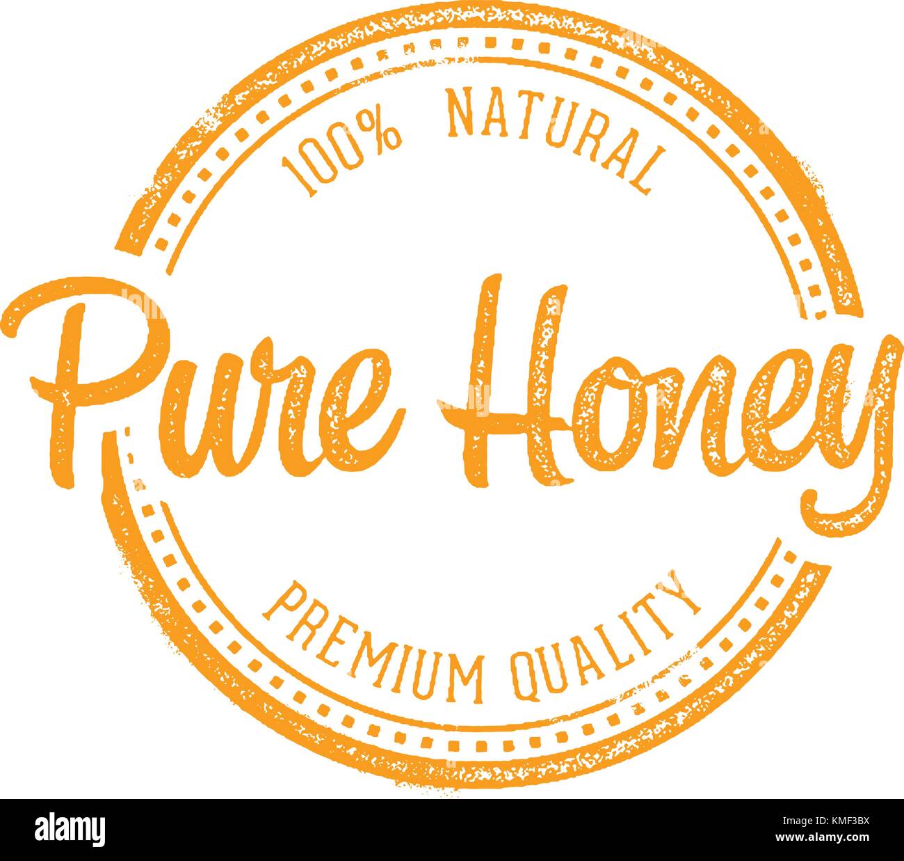 Pure Honey Vintage Rubber Stamp Product Label Stock Vector Image & Art ...