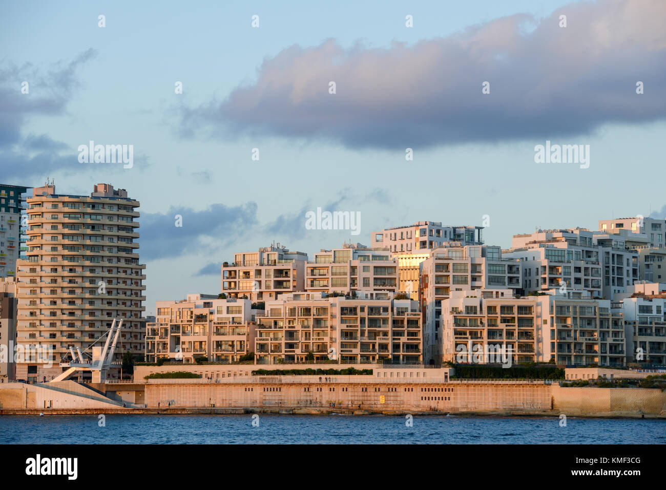 Modern residential buildings in Sliema on Malta Stock Photo - Alamy