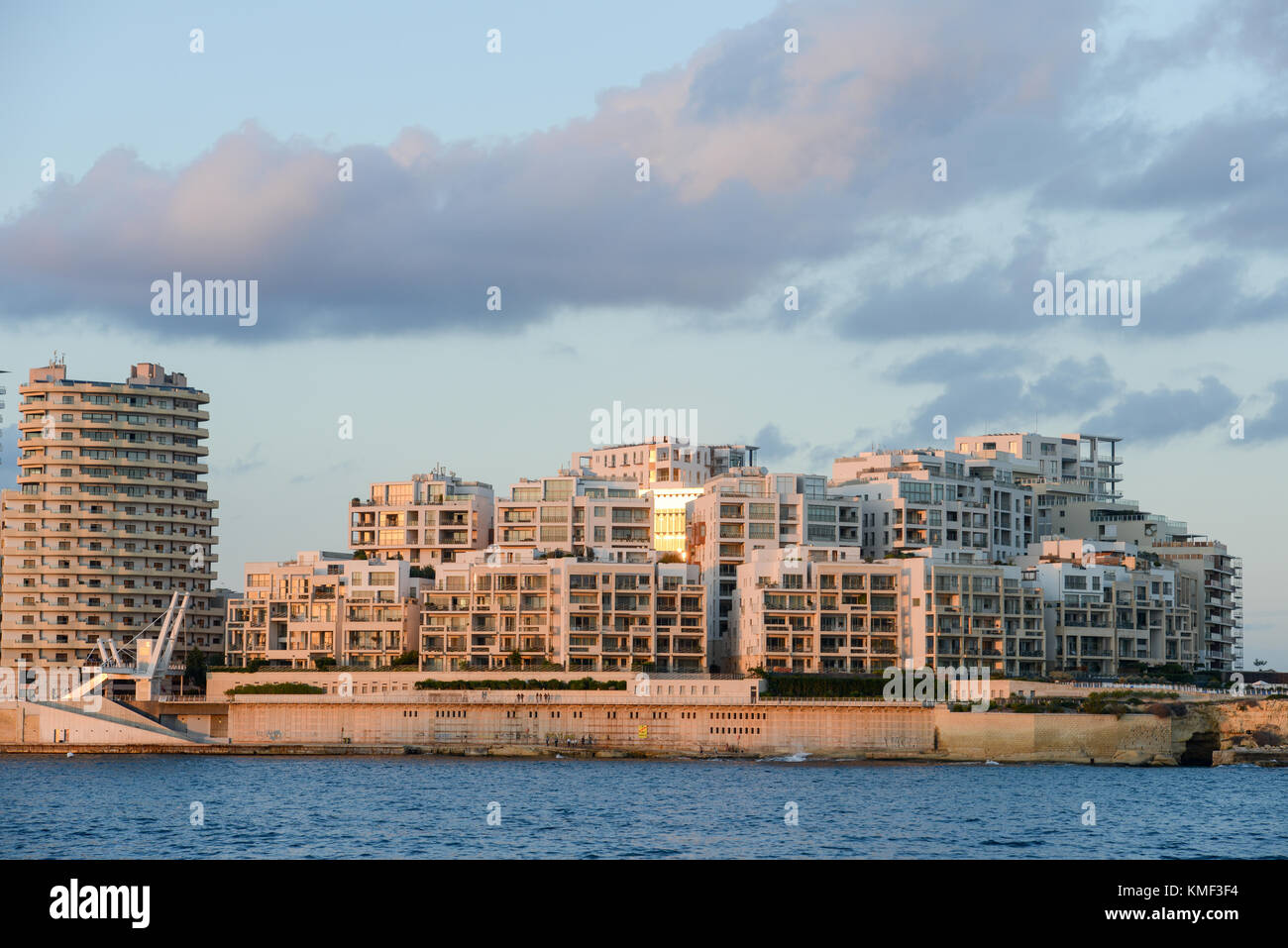 Modern residential buildings in Sliema on Malta Stock Photo - Alamy