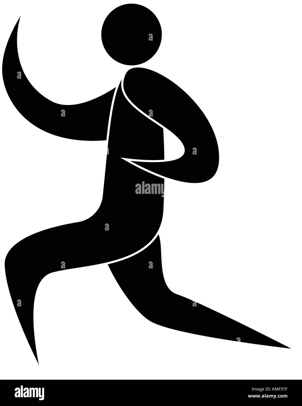 abstract fitness person Stock Vector Image & Art - Alamy