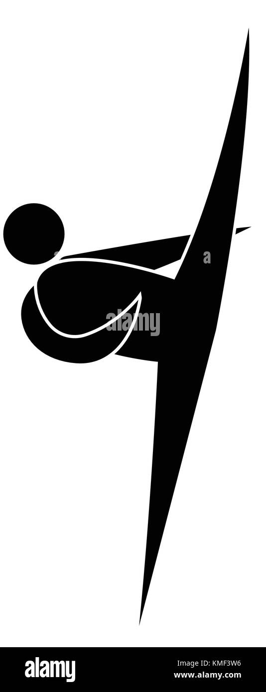 abstract fitness person Stock Vector Image & Art - Alamy