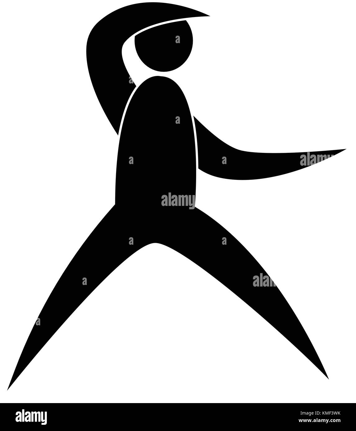 abstract fitness person Stock Vector Image & Art - Alamy