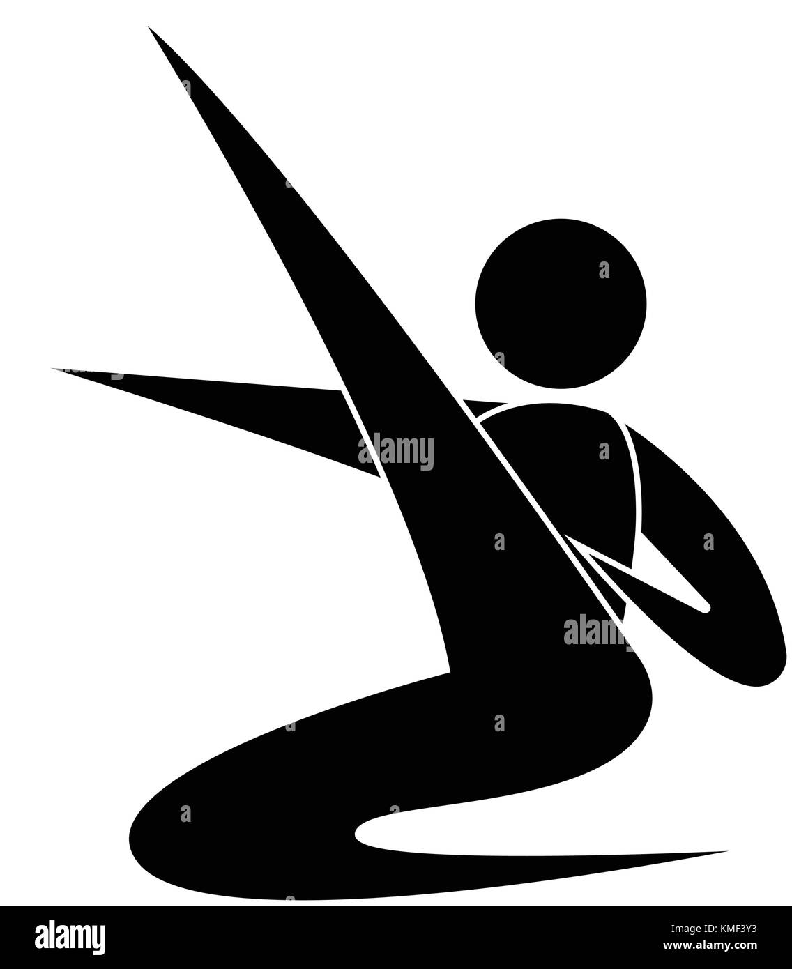 abstract fitness person Stock Vector Image & Art - Alamy