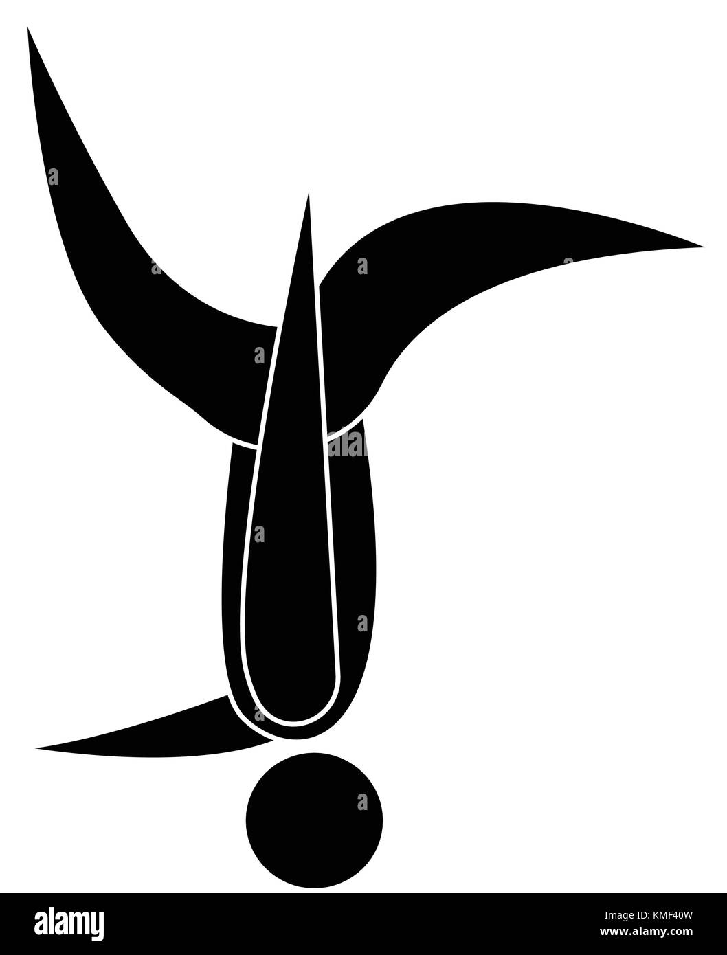 abstract fitness person Stock Vector Image & Art - Alamy