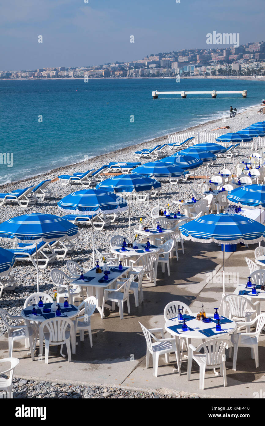 Beach Front, Promenade des Anglais, Beach Bar, Lounge, Nice, Alpes ...
