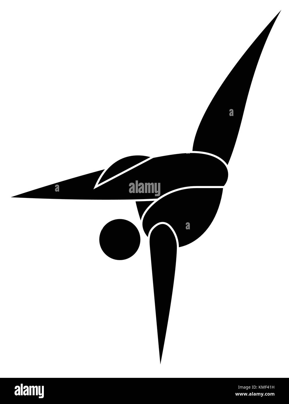 abstract fitness person Stock Vector Image & Art - Alamy