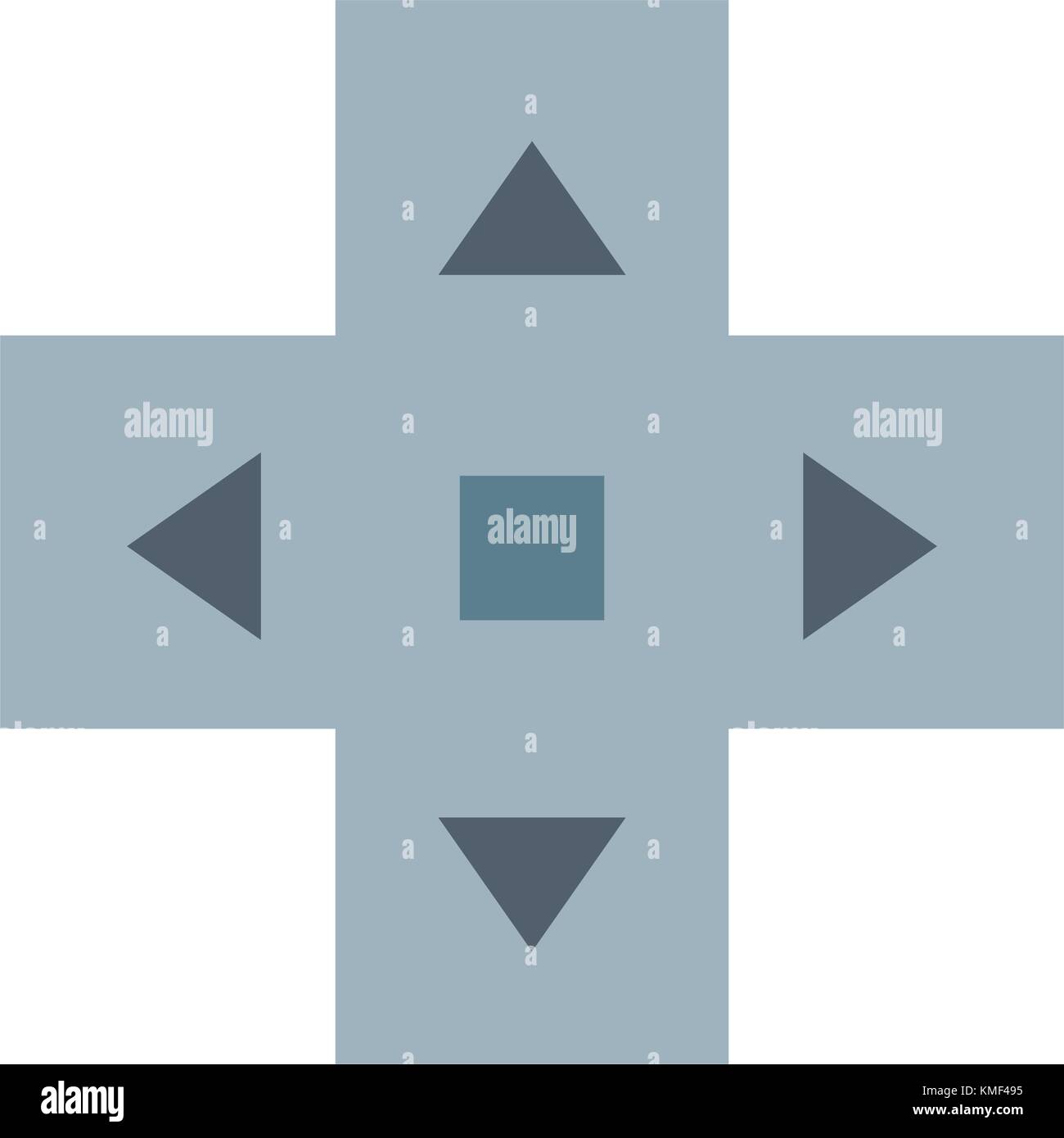 video game cross icon vector illustration design Stock Vector Image ...