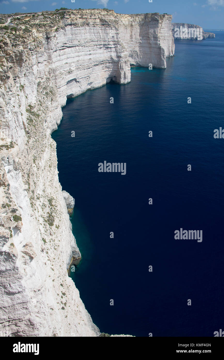 Gozo, Sanap Cliffs Stock Photo - Alamy