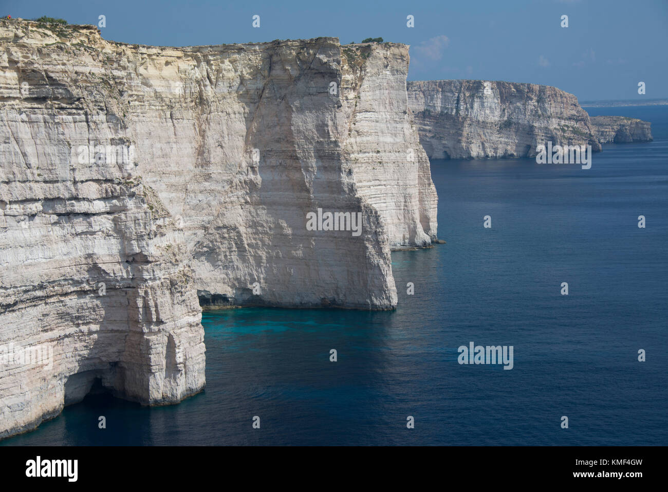 Gozo, Sanap Cliffs Stock Photo - Alamy